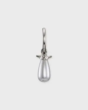 MARIA NILSDOTTER Pearl Tear Earring - Silver
