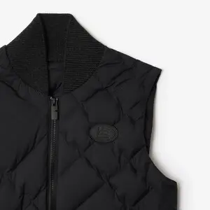 Burberry Check-stitch Nylon Gilet - Black