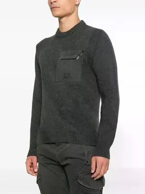 C.P. COMPANY Chest-pocket Crew-neck Sweater