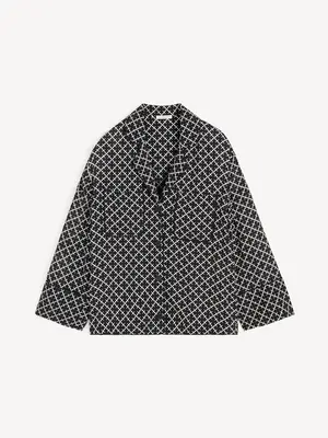 BY MALENE BIRGER Amanna Printed Shirt - Black