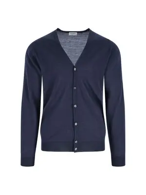 John Smedley Ribbed Cardigans For Men