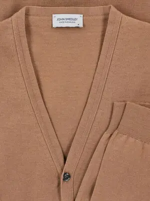 John Smedley Petworth Cardigan - Brown