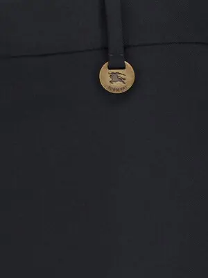 Burberry Logo Wool Pants