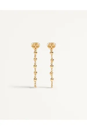 Valentino Garavani Vlogo Signature Metal Earrings - Gold