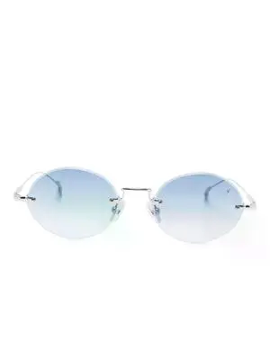 EYEPETIZER Round-frame Sunglasses - Silver