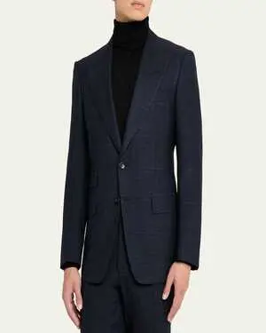 TOM FORD Check Single-breasted Suit