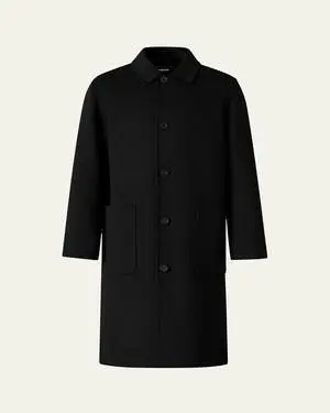 Pointed Collar Coats For Men
