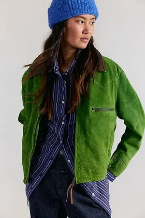 FOUND Suede Western Barn Jacket