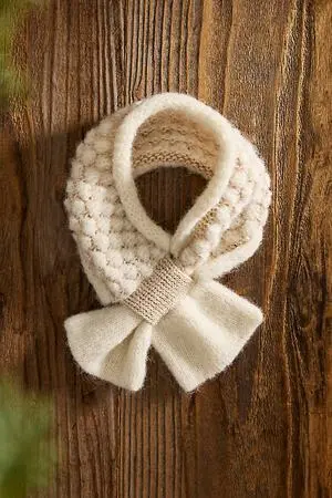 TERRAIN Alpaca Knit Neck Wrap - Bone