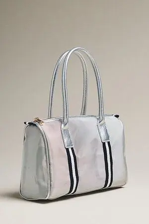 DAILY PRACTICE BY ANTHROPOLOGIE Mesh Stripe Tote - Silver