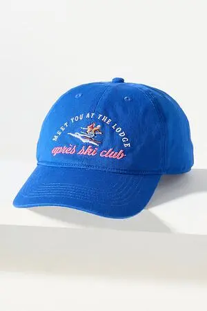 Anthropologie Holiday Icon Baseball Cap - Blue Lodge