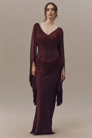 De La Vali Sheer Evening Dresses