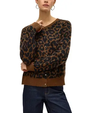 Vero Moda Leopard Print Cardigan