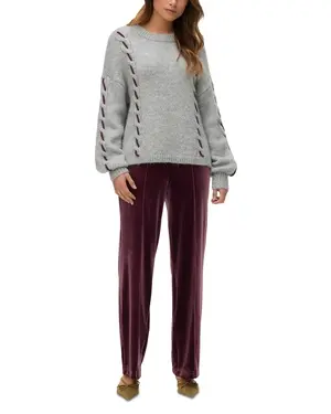 Vero Moda Long Sleeve Handstitch Pullover Sweater