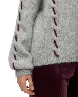 Vero Moda Long Sleeve Handstitch Pullover Sweater