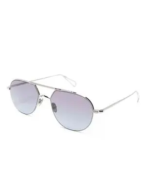 AHLEM Archives Navigator-frame Sunglasses - Silver