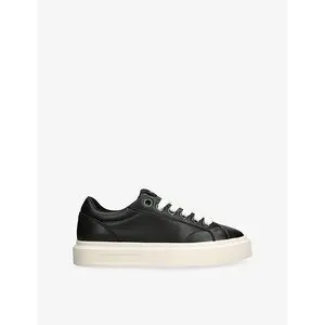 CLEENS Leather Trainers - Black