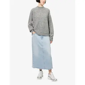 ADANOLA Oversized Crewneck Wool-blend Jumper