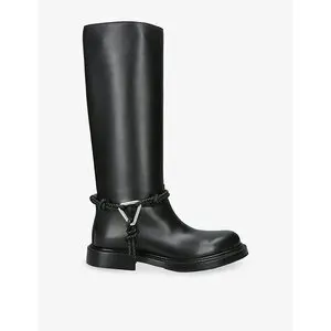 Bottega Veneta James Leather Knee-high Boots