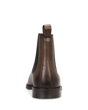 BOSS Leather Chelsea Boots - Medium Brown