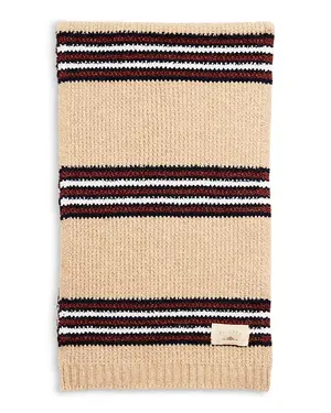 Faherty Brand Jackson Striped Scarf - Oatmeal Heather