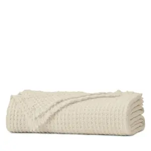BOLL & BRANCH Heirloom Waffle Merino Bed Blanket, King/cal King - Cream