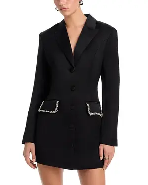 LUCY PARIS Beaded Blazer Dress