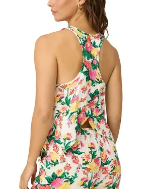 PQ Floral Racerback Tank