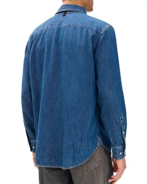 Rag & Bone Finch Denim Relaxed Fit Button Down Shirt