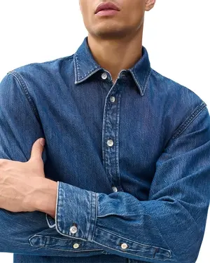 Rag & Bone Finch Denim Relaxed Fit Button Down Shirt
