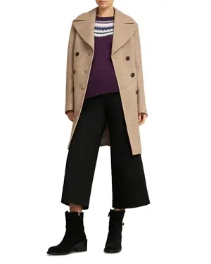 HOBBS LONDON Fair Isle Pullover Jumper - Vibrant Plum