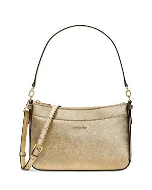 Michael Kors Jet Set Medium Crossbody - Pale Gold