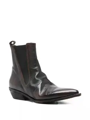 Officine Creative Pointed-toe Ankle Boots