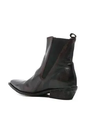 Officine Creative Pointed-toe Ankle Boots