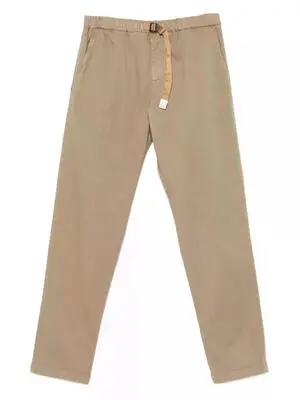 WHITE SAND Belted Trousers