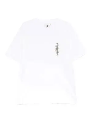 NEW AMSTERDAM SURF ASSOCIATION Logo-print T-shirt - White