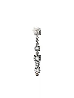 ANABELA CHAN 14k White Gold And Rhodium Vermeil Sapphire Earrings