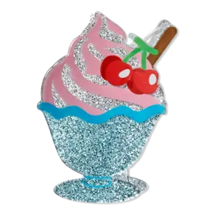 SCUNCI Ice Cream Sundae Claw Clip