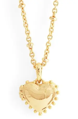ANABEL ARAM JEWELRY Small Heart Locket Necklace - Gold