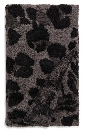 Barefoot Dreams Cozychic® Exploded Leopard Throw Blanket Mineral Multi