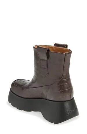 GANNI Kat Platform Bootie - Chocolate Fondant