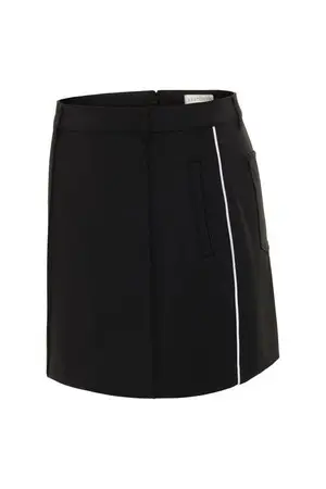 Anatomie Laurel Stripe Performance Twill Skort - Black/white