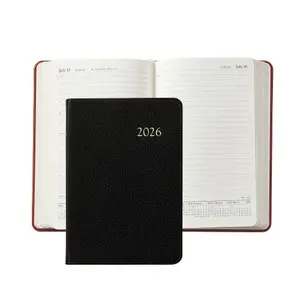 GRAPHIC IMAGE 2026 Leather Daily Journal - Black
