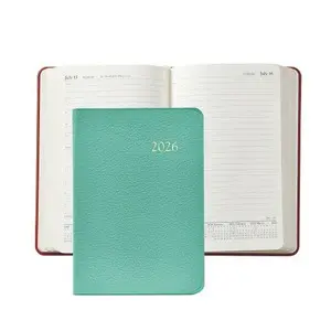 GRAPHIC IMAGE 2026 Leather Daily Journal - Robin's Egg Blue