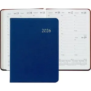 GRAPHIC IMAGE 2026 Leather Desk Diary - Royal Blue