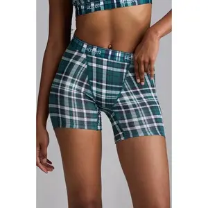 WOXER Baller High Rise Ultrasoft Boxer Briefs - Balsam Plaid