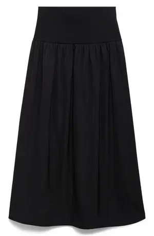 Mango Gathered A-line Skirt