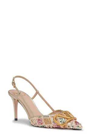 Valentino Garavani Vlogo Signature Slingback Pump
