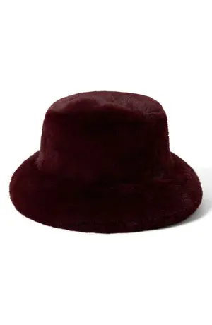 Brixton Brixton Dion Packable Faux Fur Hat Port