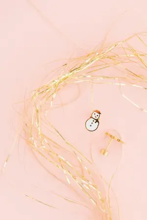 PIP POP Snowman Stud Earrings